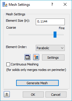 Local mesh refinement does not change the mesh in Inventor Nastran