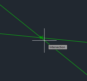 Intersection osnap is offset from the intersection point in AutoCAD