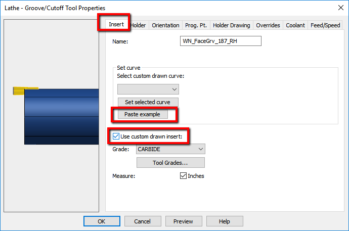 How to create a Form tool for Turning in FeatureCAM