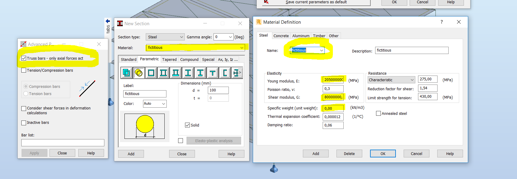 "Incorrect panel calculation model" while structure calculation in Robot Structural Analysis