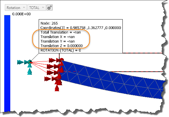How to obtain result at center of a rigid connector in Inventor Nastran