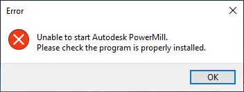 Unable to transfer model from PowerShape to PowerMill