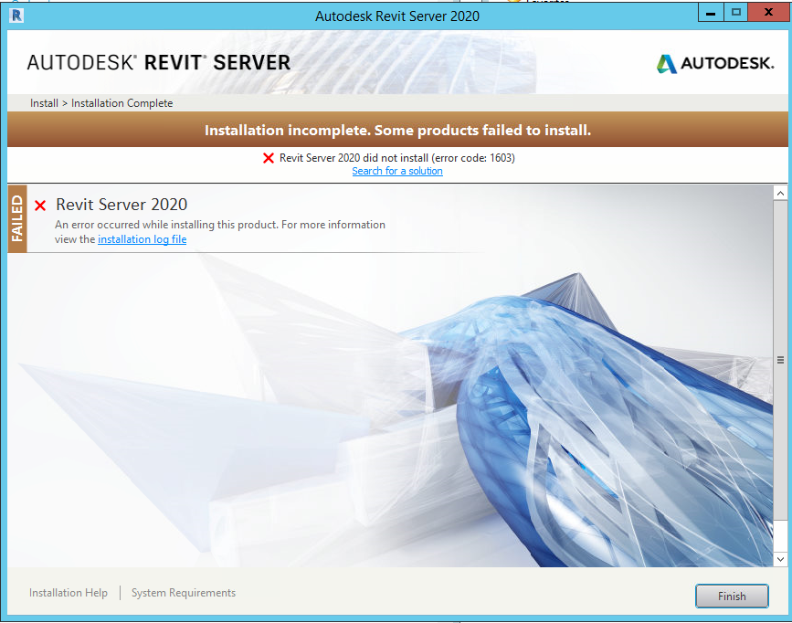 Error code 1603 is displayed with no HTTP global bindings when ...