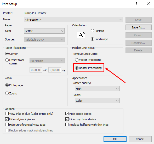 When printing a PDF, lines from linked DWGs are printed with additional ...