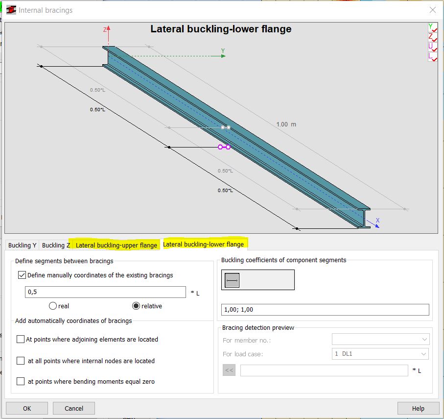Unexpected small value of critical moment for steel member when lateral ...