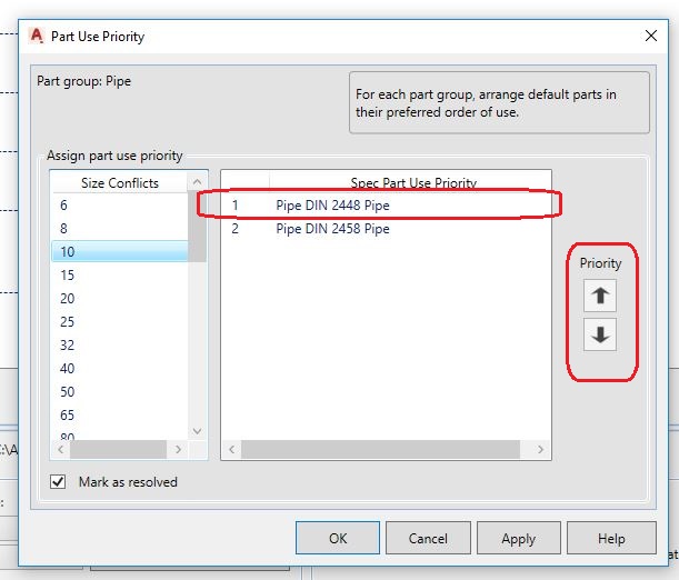 How to configure the default component of a spec when routing a pipe in ...