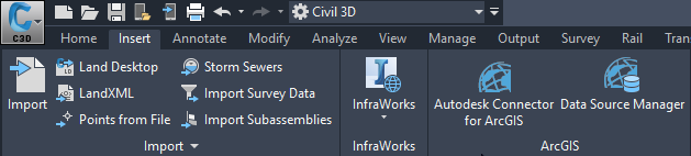 Unable to find ArcGIS tools in Civil 3D 2020