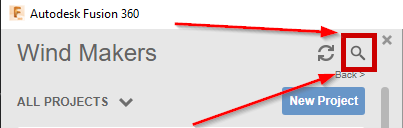 Unable to find a design in the Fusion data panel