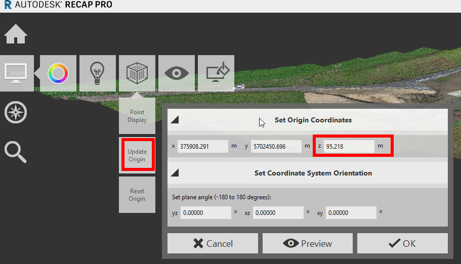 Point cloud object snaps are offset from crosshair in AutoCAD products ...