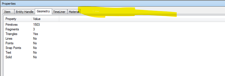 Elements tab missing from Properties dialog in Navisworks