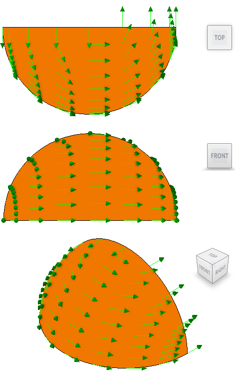 How to visualize the coordinate system in Inventor Nastran