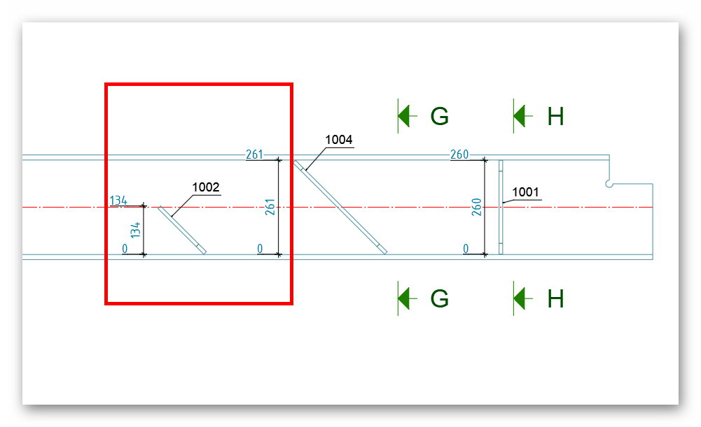 Missing section cuts on detail drawings in Advance Steel