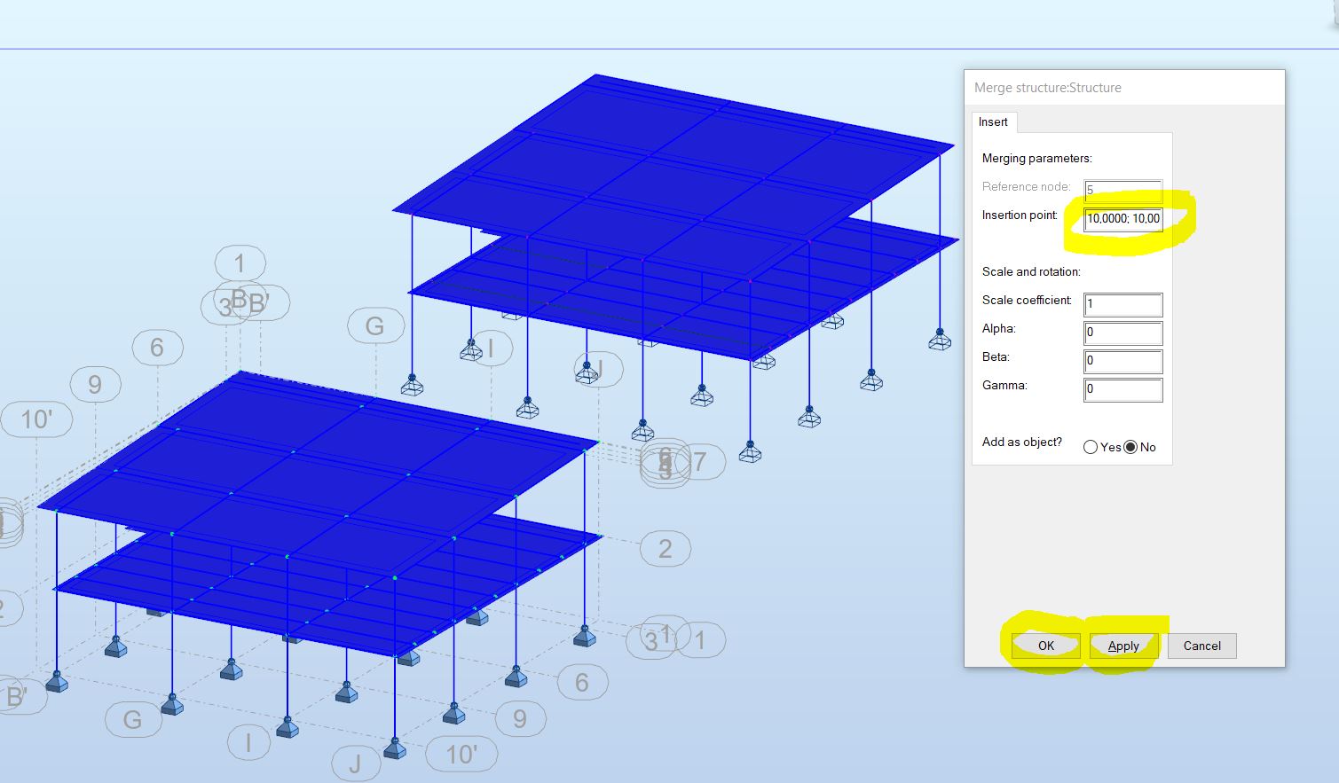 How to insert a part of a structure defined in another file to the ...
