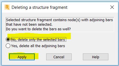 "Isolated node" message appears while model analysis in Robot Structural Analysis