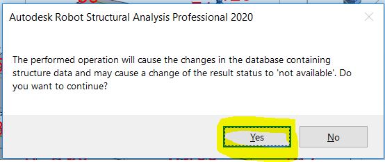 "Isolated node" message appears while model analysis in Robot Structural Analysis