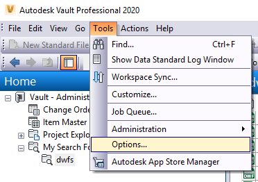 Vault Client crashes when selecting menus