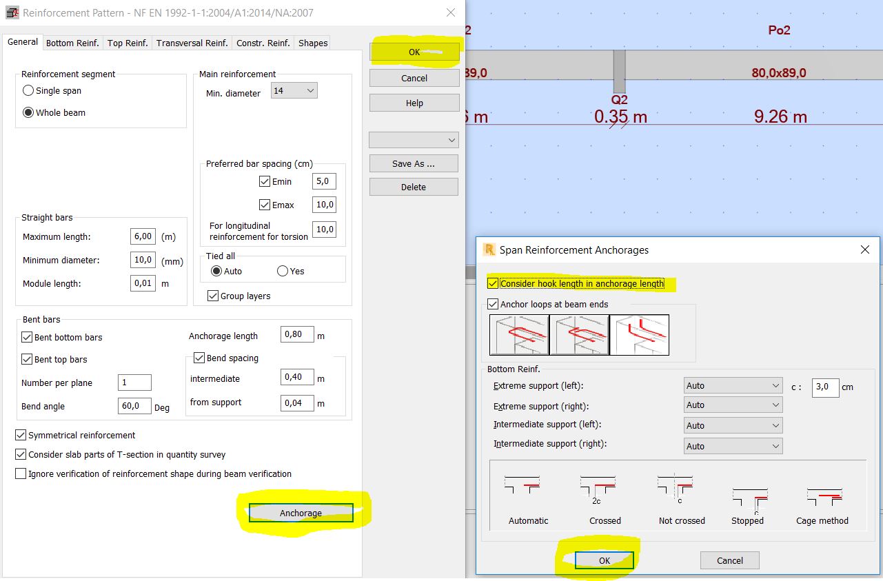 "There is a problem with distributing the reinforcement because of the bar spacing or the ...
