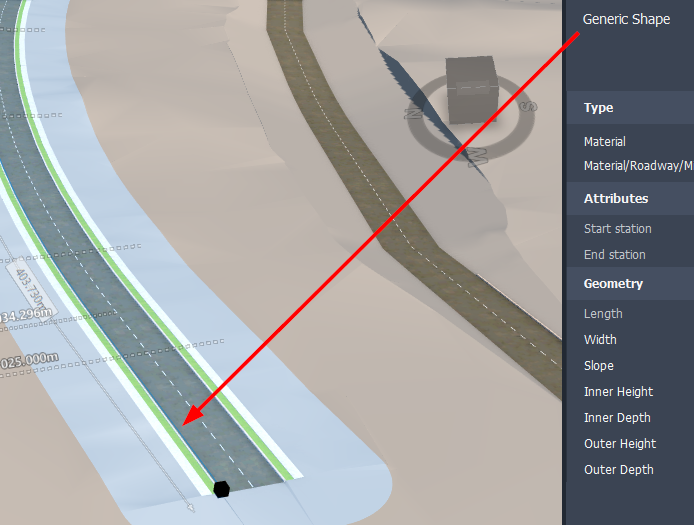 "Add drainage network" not available for component road
