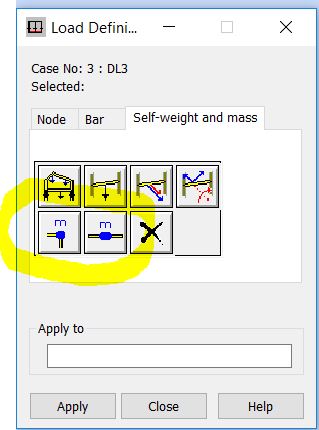 How structure mass for modal analysis is calculated in Robot Structural Analysis