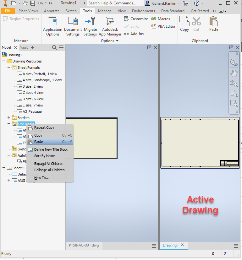Cannot check-in drawing (.dwg) file to Vault because of missing references
