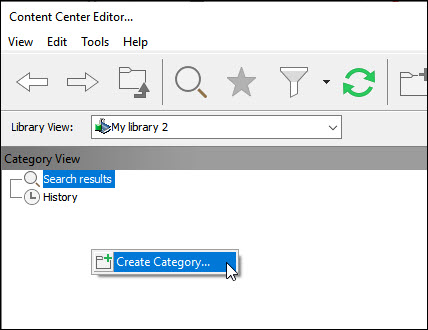 Inventor 2020 crashes when creating a category in Content Center Editor
