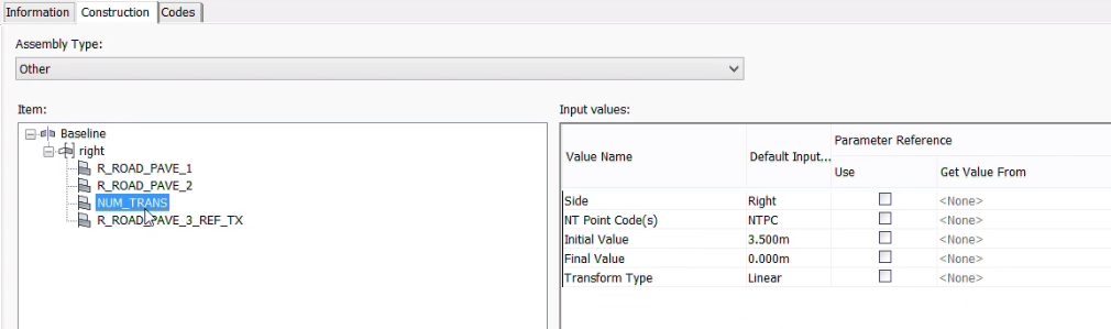 在Civil 3D中创建道路时缺少部件