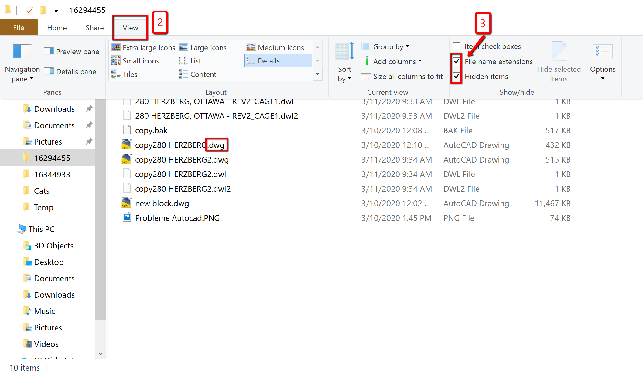 How To Turn On Filename Extensions In Windows AutoCAD 