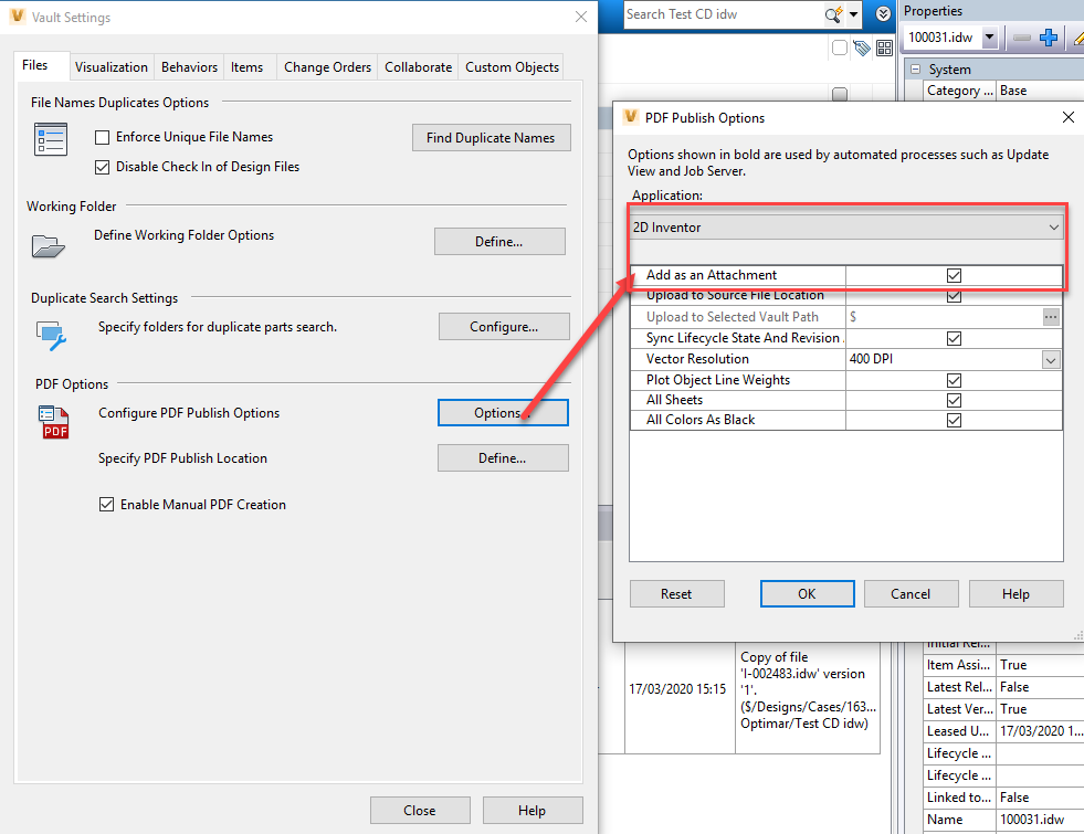 "The file [name].pdf already exists. It cannot be added." when creating PDFs in Vault using Job ...