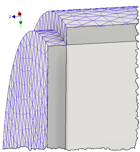 Overlapping geometry causes meshing to fail in Nastran