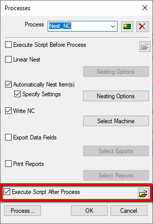 How to automatically export item parts as DXF in CAMduct