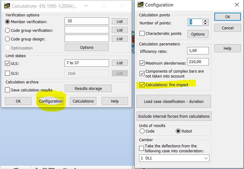 "Load case list is incorrect" message during Timber design according EC5 in Robot Structural ...