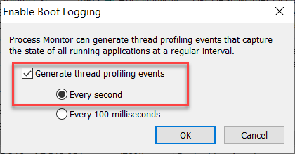 トラブルシューティングで Process Monitor を使用する方法