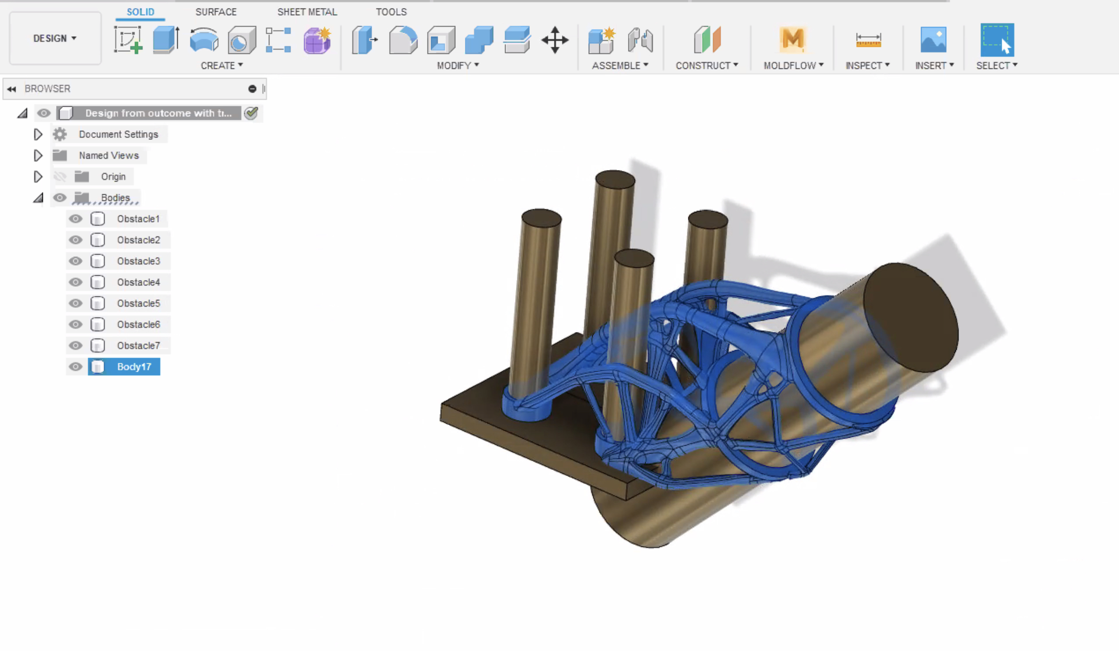 Loads transferred to a simulation study from Generative Design are not applied correctly to the ...