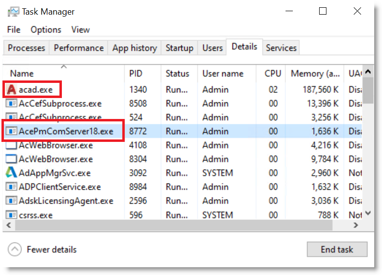 Autodesk AutoCAD Electrical 2021在重新启动时挂起 — PDS