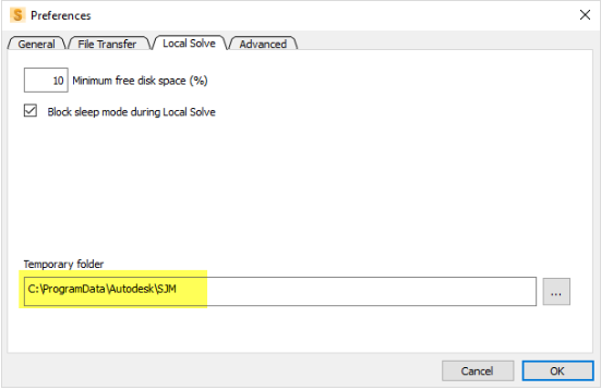 Moldflow Simulation Job Manager Reports 'Disk is Almost Full'