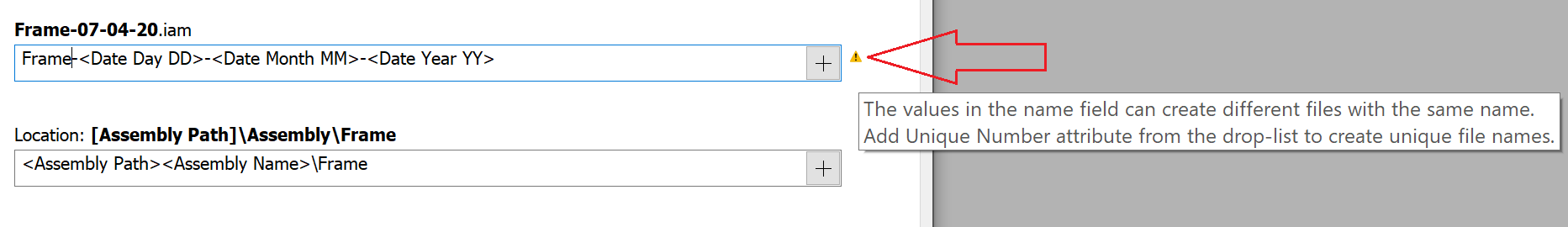 How to change the File Naming Defaults in Inventor 2021 or later