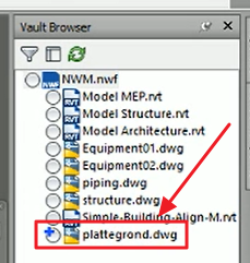 Unable to Check In via Vault add-in a DWG or IAM files as appended document to NWF in Navisworks ...