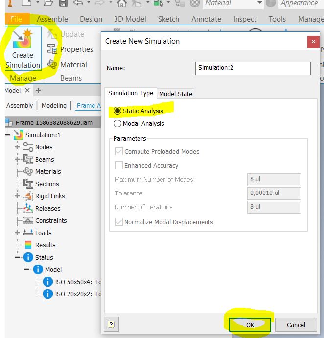 How to export Inventor bar model to Robot Structural Analysis