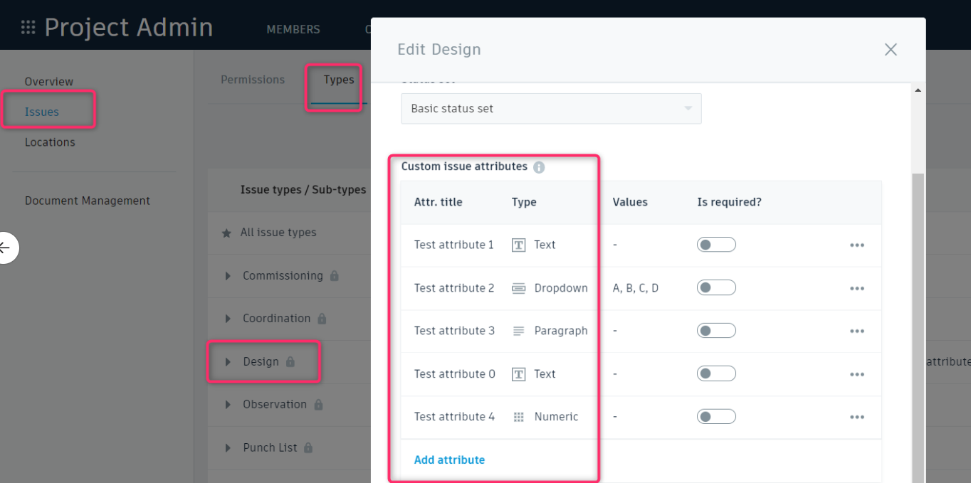 Unable to change the order of custom issue attributes for Field ...