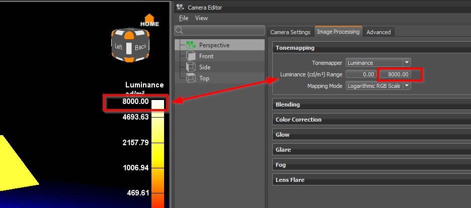 How is it possible to visualize a light simulation with Autodesk products