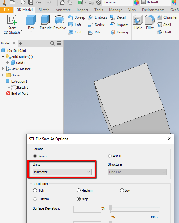  Inventor STL 