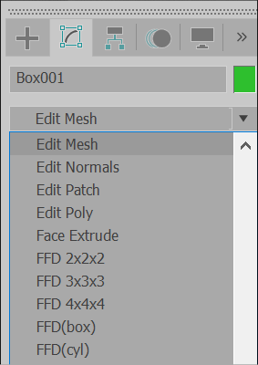 How to select and apply Object Modifiers quickly in 3ds Max