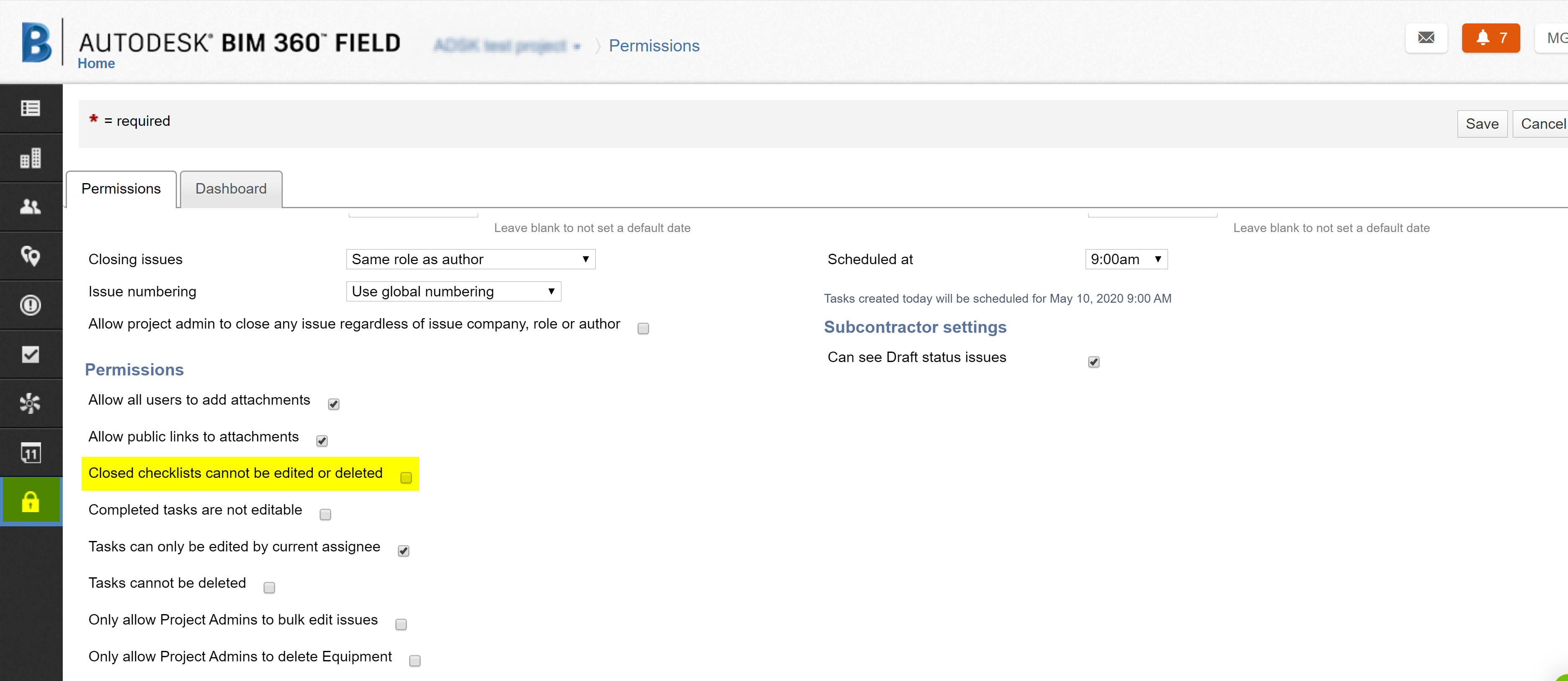 "Request Forbidden (403)" while syncing iPad checklists in BIM 360 Field classic iOS app