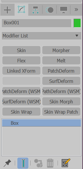 How to select and apply Object Modifiers quickly in 3ds Max
