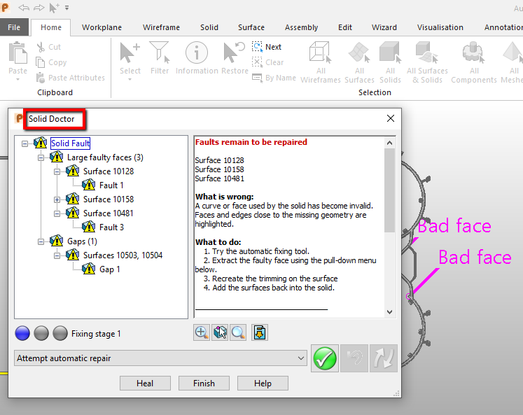 PowerShape モデルを PowerMill に転送する際に、移動中に一部のサーフェスが失われるのはなぜですか?
