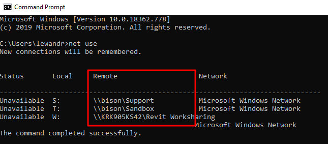 Cannot save project on network mapped drive, process reaches almost 100%, stops at loading and ...