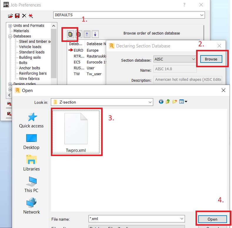 How to create and design a user defined thin walled section in Robot Structural Analysis