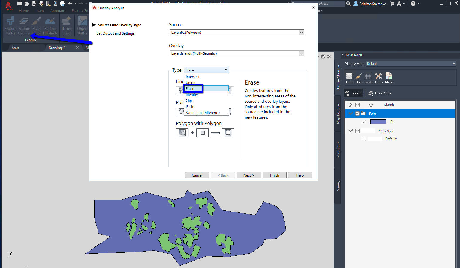 How to add lot of inner polygons to polygon in Industry Model of Map 3D