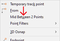 How to customize keytips on the osnap menu in AutoCAD