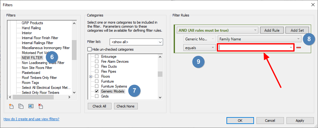 How to make the color of the Generic Model family controlled by View ...